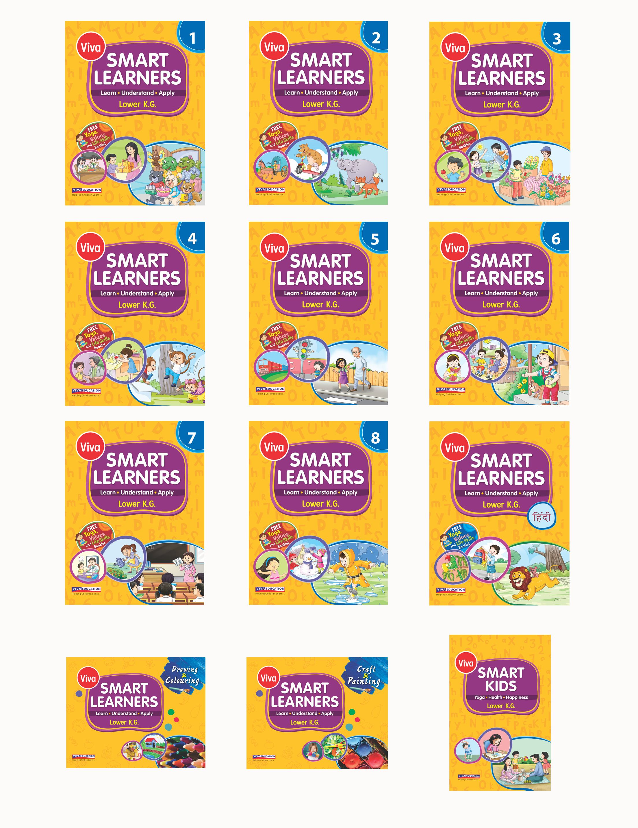 Viva Smart Learners Lower KG Books Online | Buy KG Books for kids